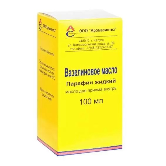 Вазелиновое масло д/приема внутрь фл. 100МЛ №1 Цену уточняйте по ...